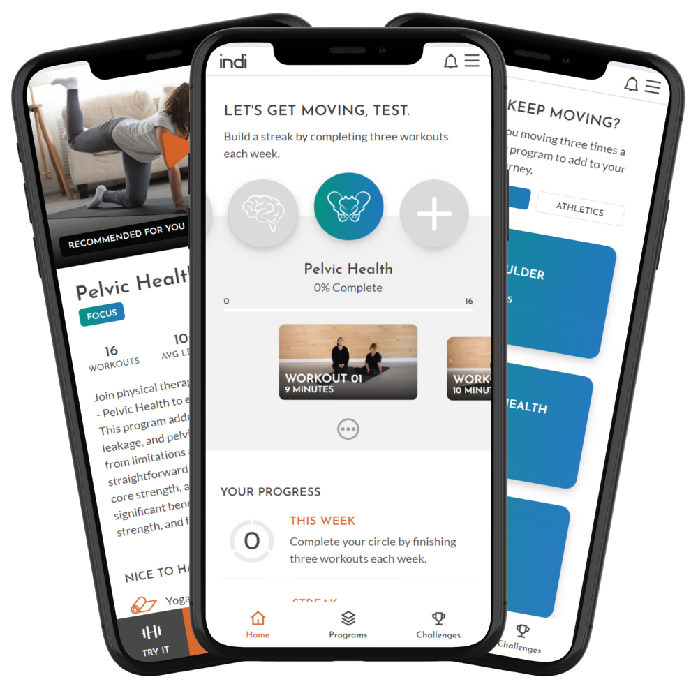 Postpartum Pelvic Health - indi - Safe & Low-Impact Workouts