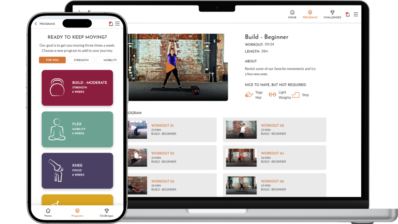 Home - indi - Safe & Low-Impact Workouts